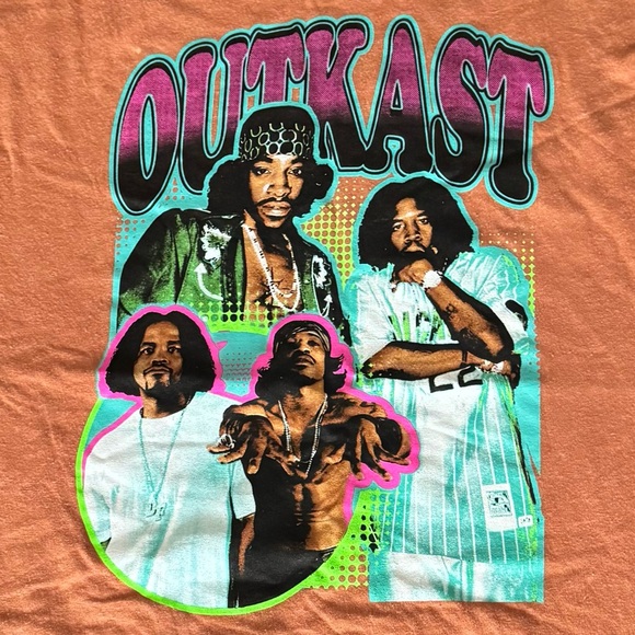 Shirts | Nwot Outkast Licensed Band Tee Shirt Green | Poshmark